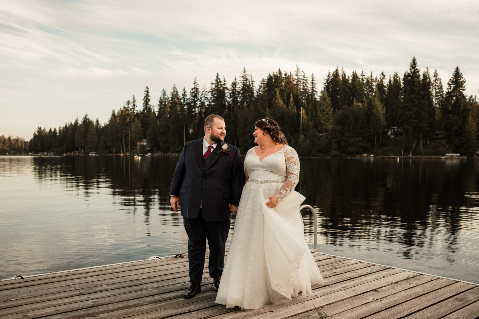Green Gates At Flowing Lake Wedding | Krista + Cody | Seattle Wedding ...